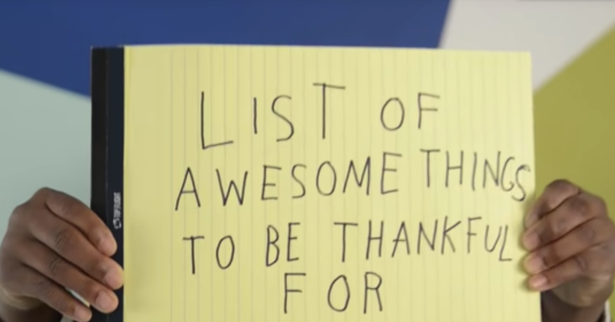 Kid President’s 25 Reasons To Be Thankful! - Grateful.org