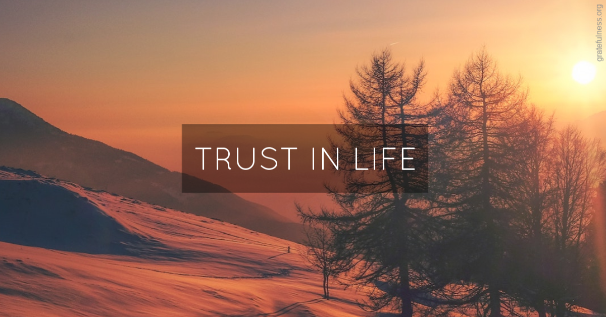 In Thanksgiving for Life: Trust in Life - Grateful.org