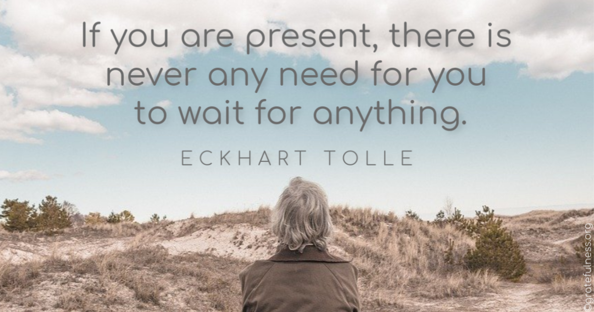 Wonder of Waiting - Grateful.org
